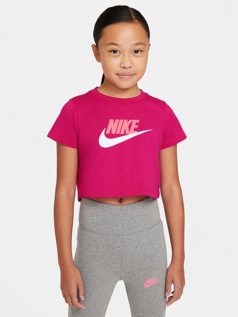 Футболка для девочек Nike Sportswear арт. DA6925 малиновый цвет ...