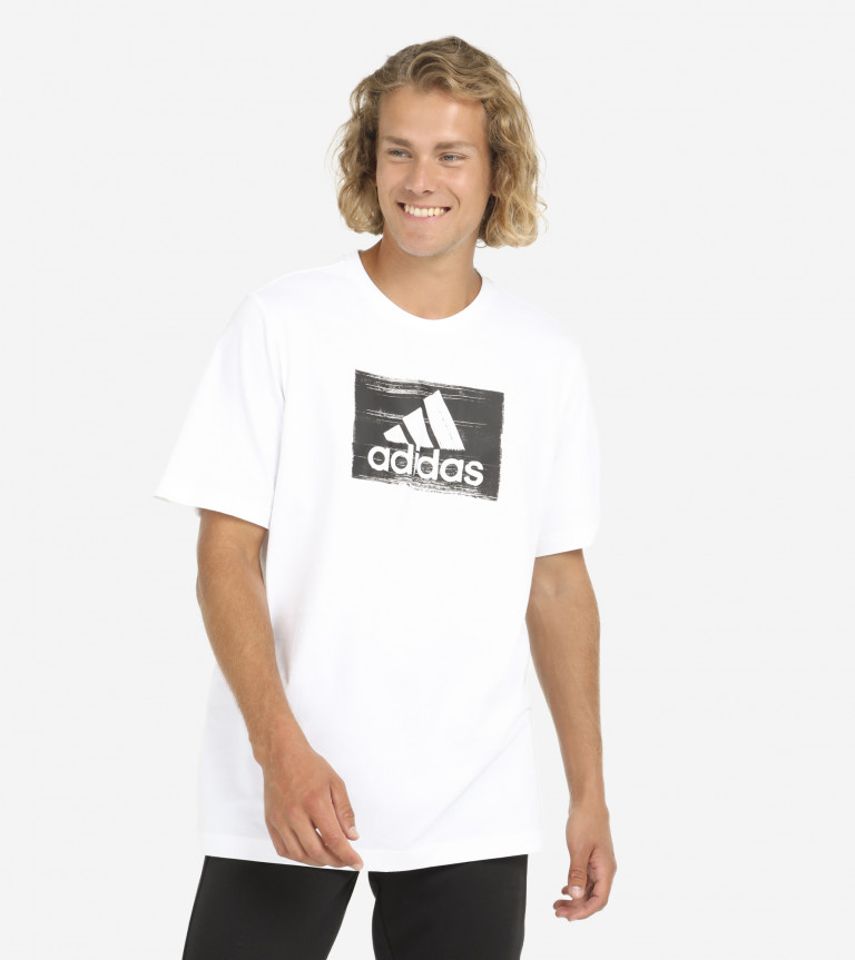 Футболка мужская adidas Brushstroke арт. GD5894 белый цвет — купить за ...