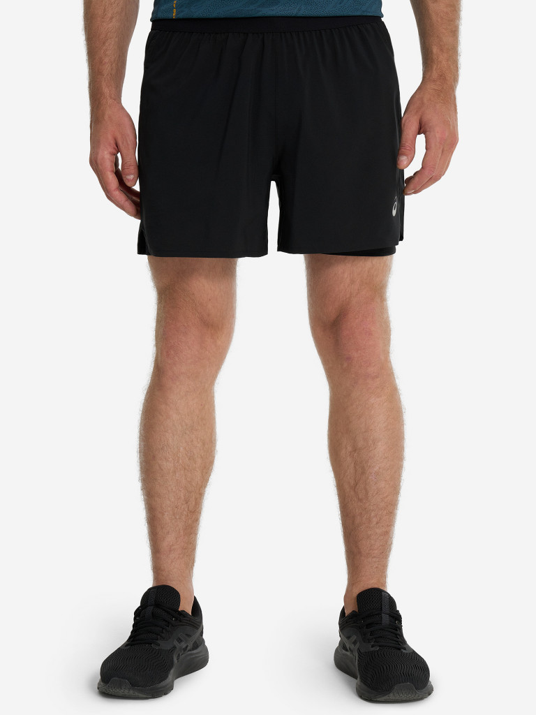 Шорты компрессионные мужские ASICS Road арт. 2011C388 черный цвет ...