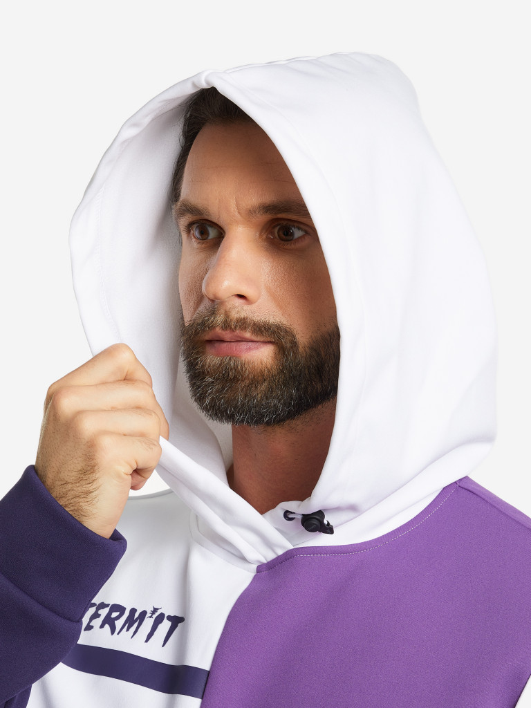 Худи мужское Termit арт. 117710 фиолетовый/белый цвет — купить за 3499 руб. со скидкой 50 % ...