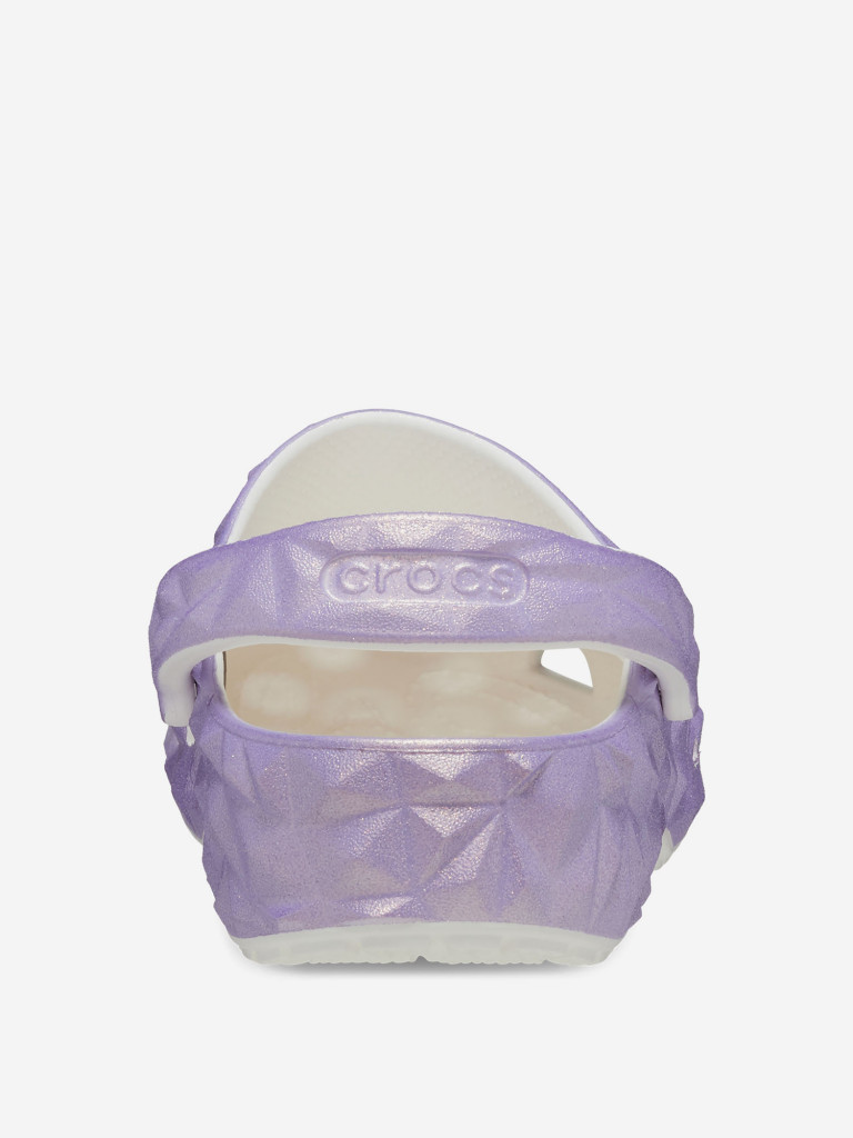 Сабо женские Crocs Classic Iridescent Geo Clog арт. 209841 фиолетовый ...