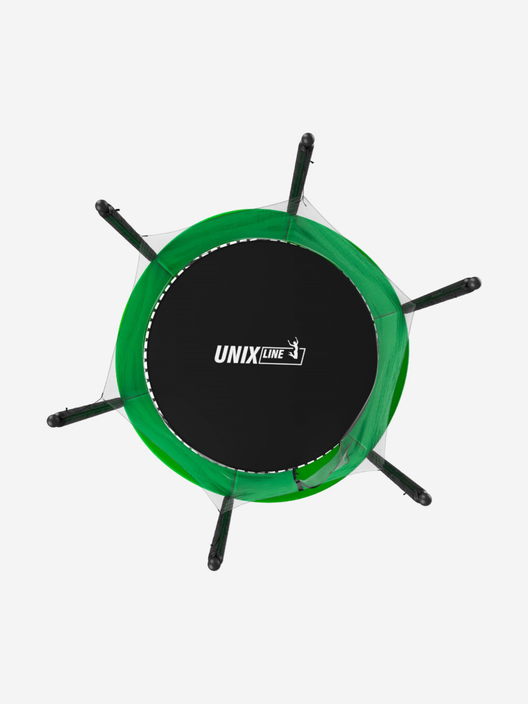 Батут UNIX Line Simple 6 ft зеленый, внутренняя защитная сетка Зеленый ...