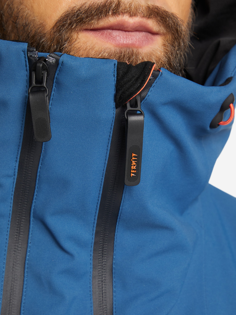 Куртка сноубордическая мужская Termit арт. 117607 синий/оранжевый цвет — купить за 9999 руб. со ...