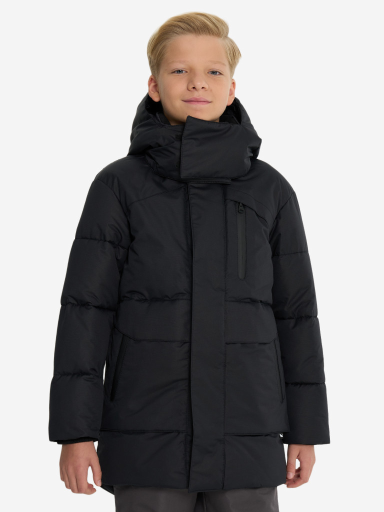 Пуховик для мальчиков Oldos! арт. OCAW24JK1T105 черный цвет — купить за 8159 руб. со скидкой 40 ...
