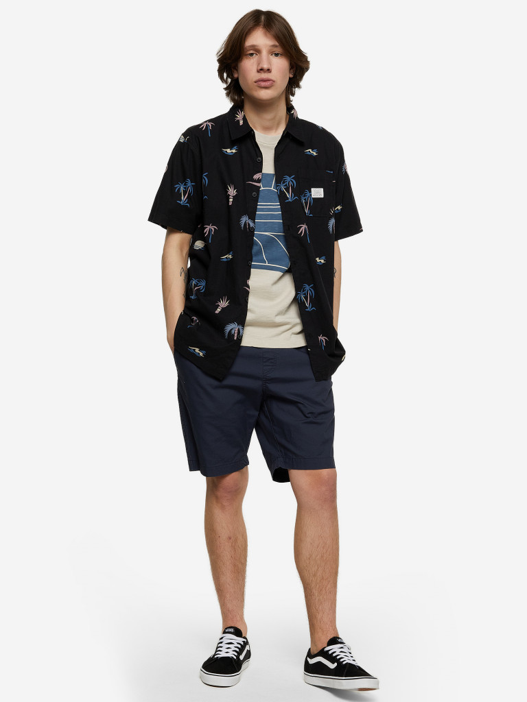 Рубашка с коротким рукавом мужская Protest арт. 1710431 черный цвет ...