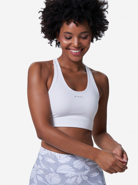 Топ бра женский спортивный BARKA Белый цвет — купить за 2750 руб. со скидкой 50 %, отзывы в ...