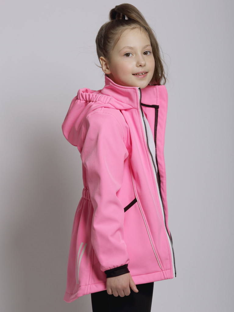 Ветровка Софтшелл SoftShell для девочки Artel арт. 61019 н.розовый цвет — купить за 3205 руб. со ...