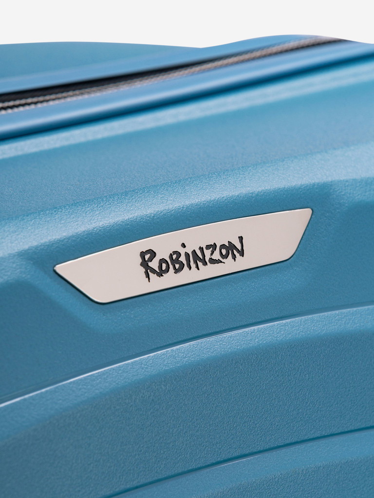 Чемодан Robinzon голубой цвет — купить за 6965 руб. со скидкой 65 % ...