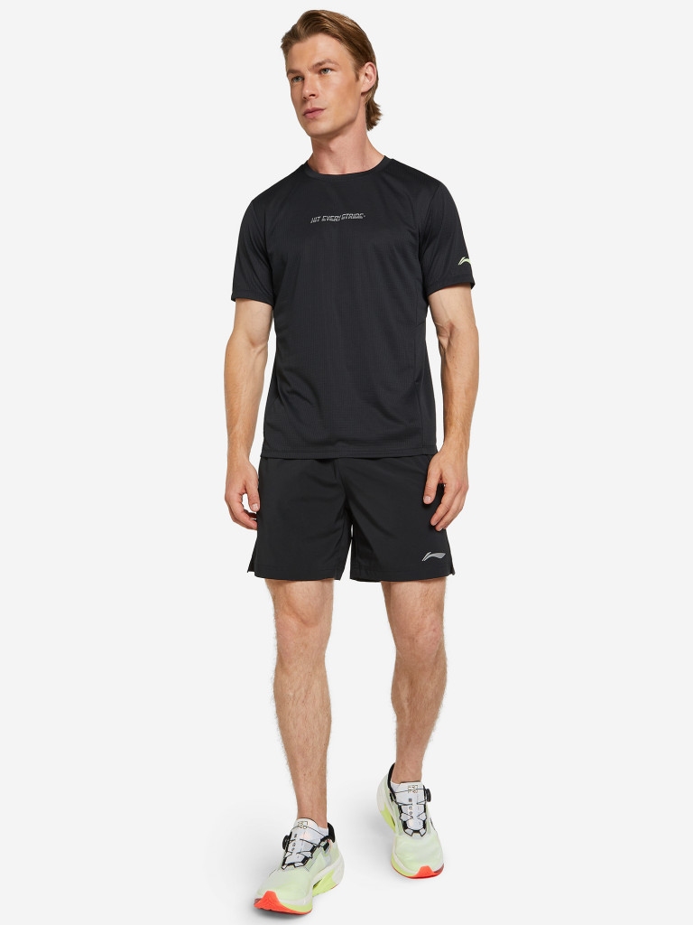 Футболка мужская Li-Ning арт. ATST081-1F черный цвет — купить за 1609 ...