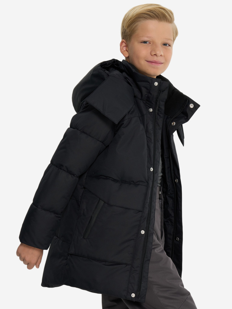 Пуховик для мальчиков Oldos! арт. OCAW24JK1T105 черный цвет — купить за 8159 руб. со скидкой 40 ...
