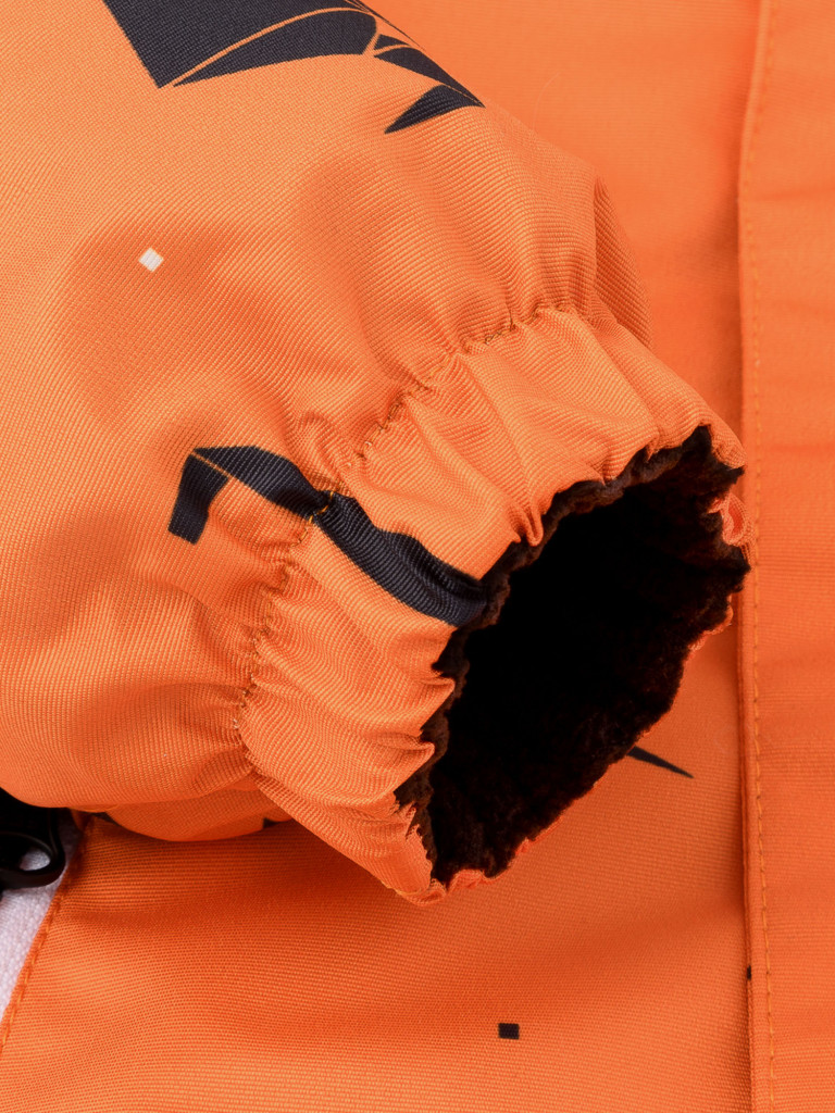 Куртка утепленная для мальчика Oldos апельсиновый цвет — купить за 6499 руб. со скидкой 16 % ...