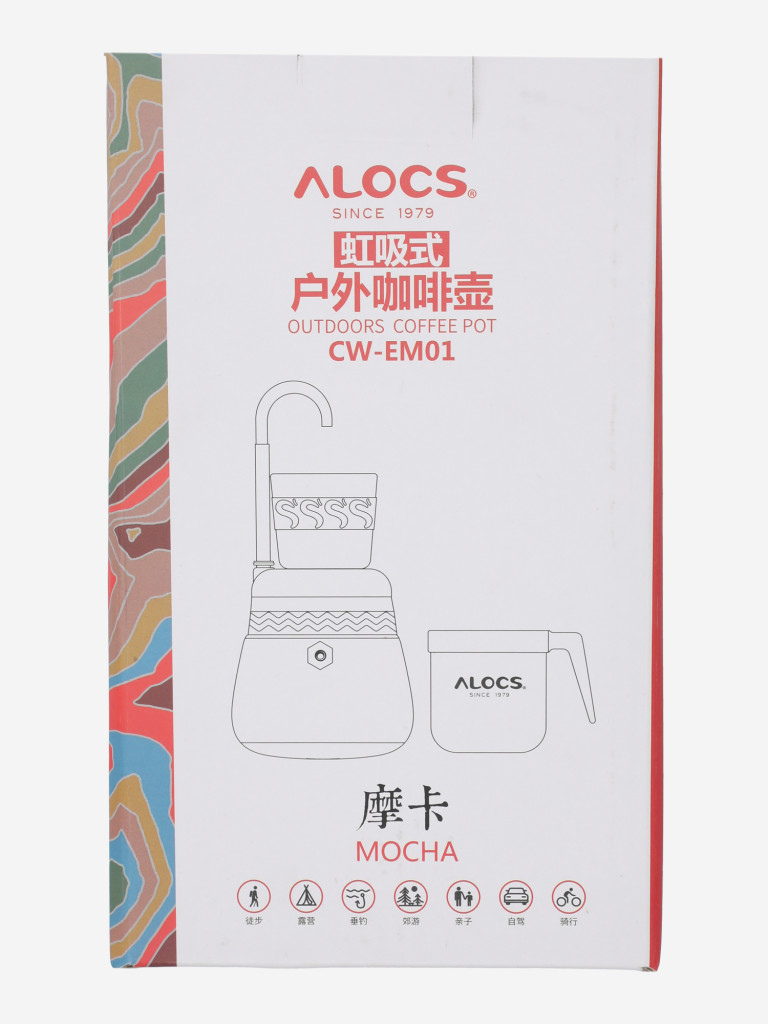 Кофеварка Alocs арт. CW-EM01 черный цвет — купить за 4409 руб. со скидкой 30 %, отзывы в ...