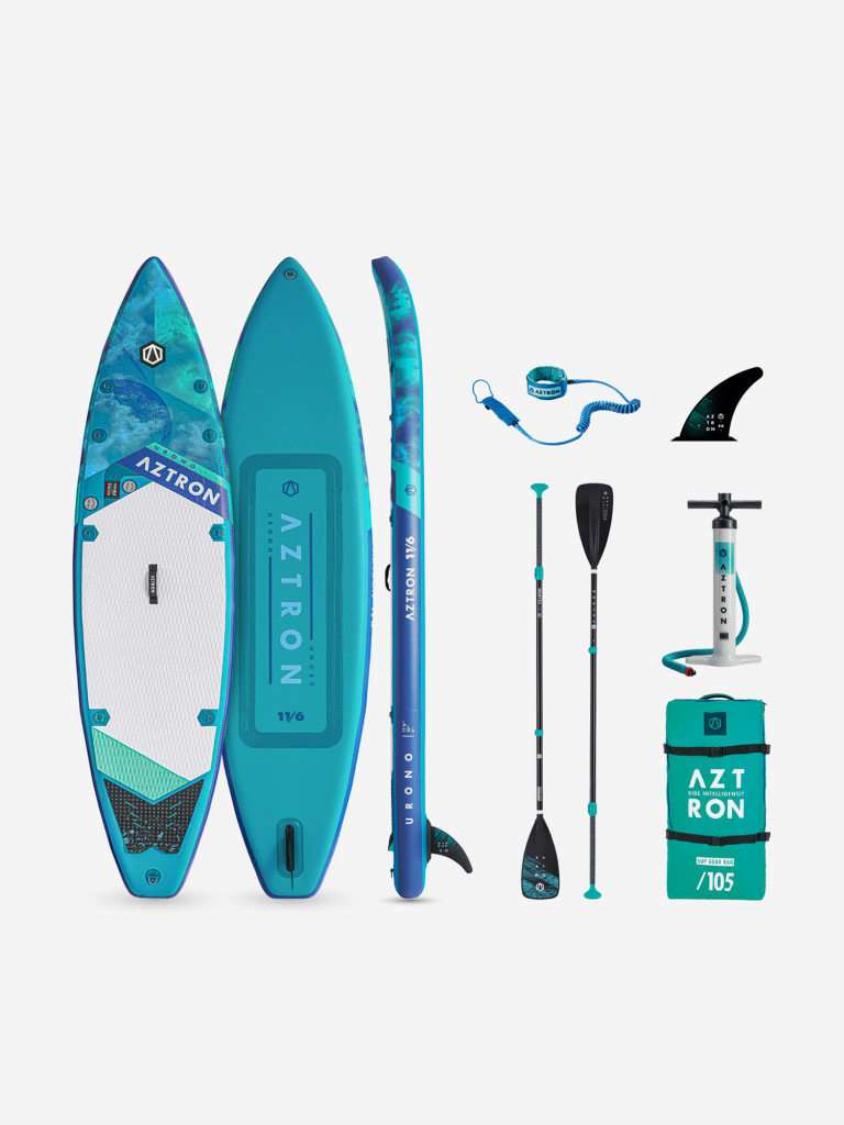 SUP надувной Aztron Urono Touring арт. AS-312D бирюзовый цвет — купить ...
