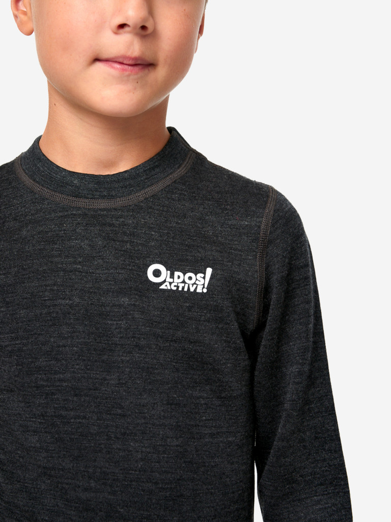 Комплект термобелья для мальчика Oldos Т.СЕРЫЙ МЕЛАНЖ_АНТРАЦИТОВЫЙ цвет — купить за 3499 руб. со ...