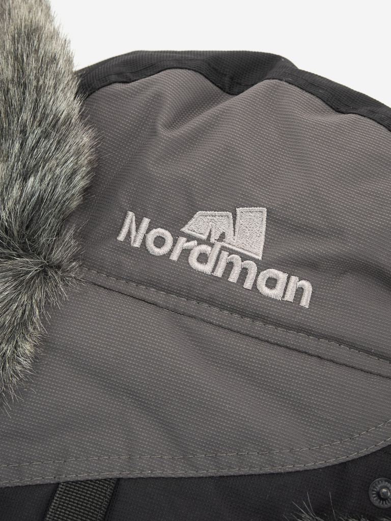 Шапка-ушанка Nordman Серо-черный цвет — купить за 1987 руб. со скидкой 50 %, отзывы в интернет ...