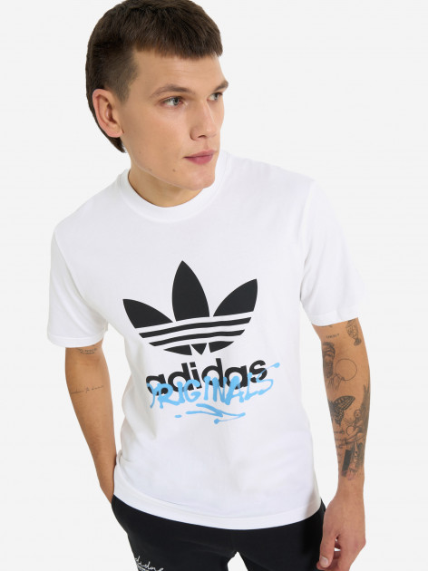 Футболка мужская adidas Street арт. IX6750 белый цвет — купить за 2349 ...