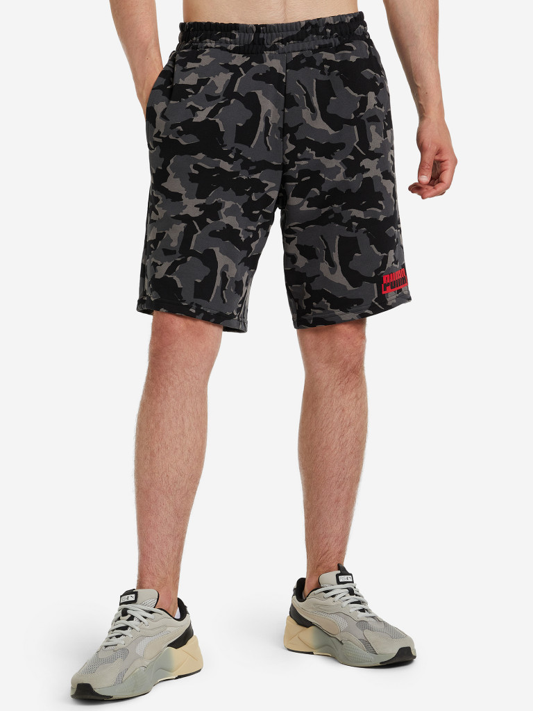 Шорты мужские PUMA Core Camo арт. 531501 зеленый цвет — купить за 1999 ...