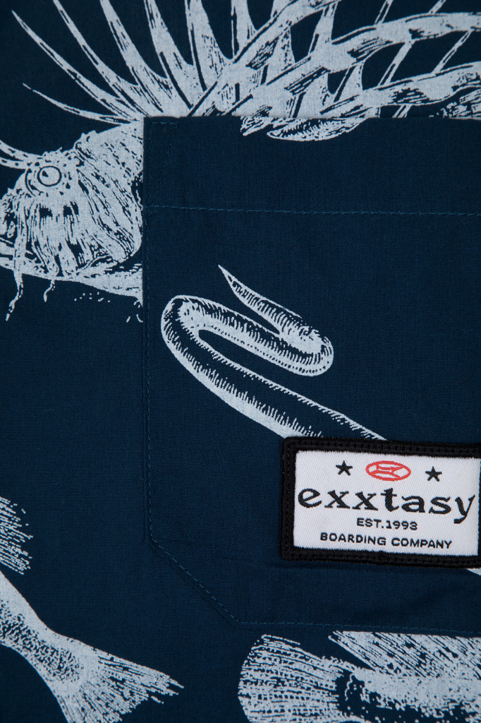 Рубашка мужская Exxtasy Concord арт. 19-386-3630-S темно-синий цвет ...