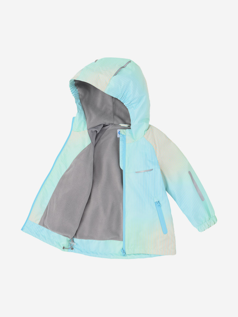 Ветровка для девочки Oldos мятный/желтый цвет — купить за 5999 руб. со скидкой 15 %, отзывы в ...