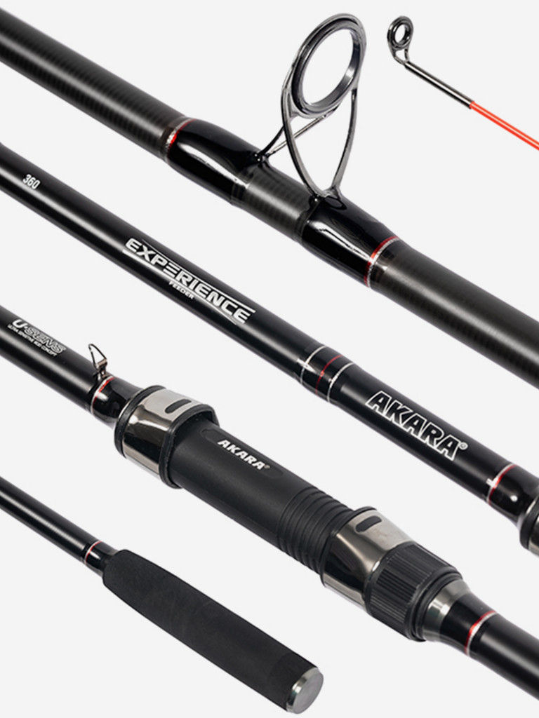 Удилище штекерное стеклопластиковое фидерное 3 колена Akara Experience Feeder TX-30 (30-60-90) 3 ...