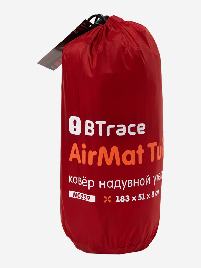 Ковер надувной утеплённый BTrace AirMat Tube, Красный Красный цвет — купить за 8590 руб., отзывы ...