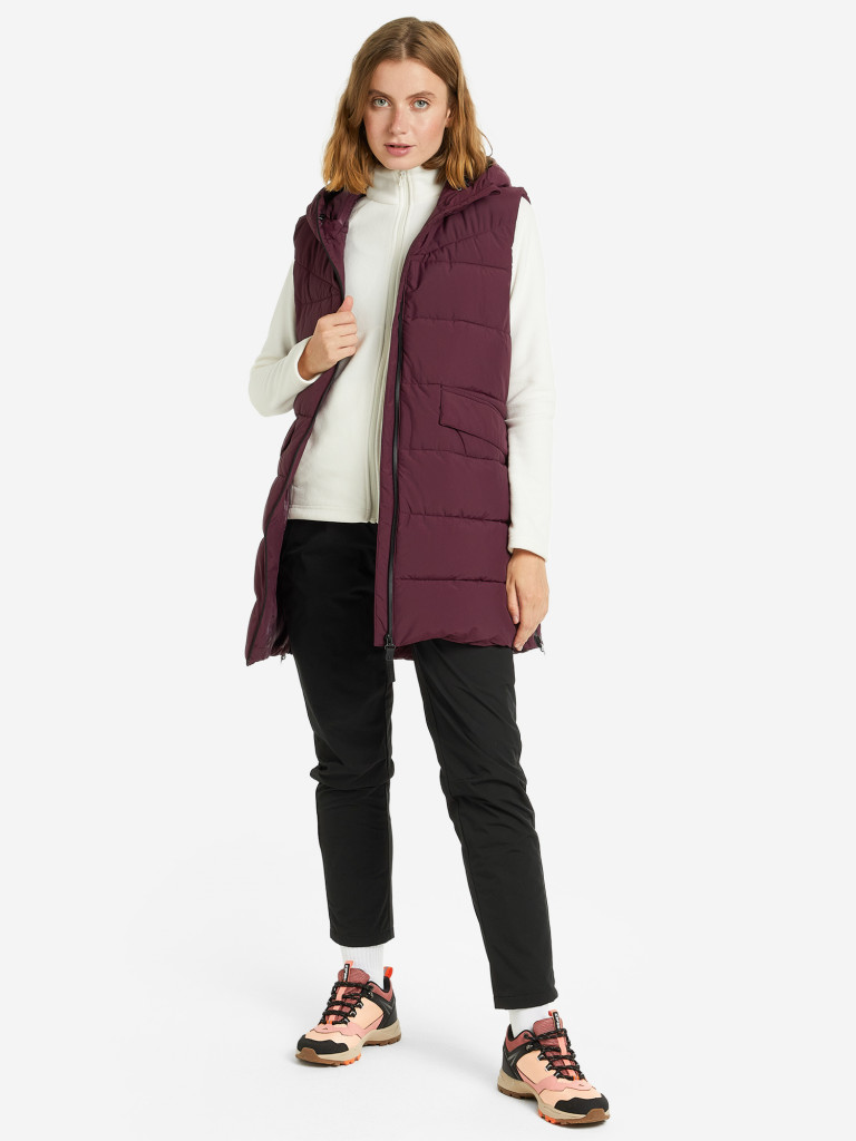 Жилет утепленный женский IcePeak Akene арт. 255958334IV бордовый цвет ...