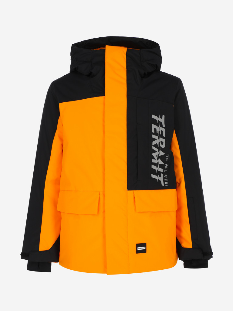 Куртка сноубордическая для мальчиков Termit арт. 131993 оранжевый/черный цвет — купить за 3499 ...