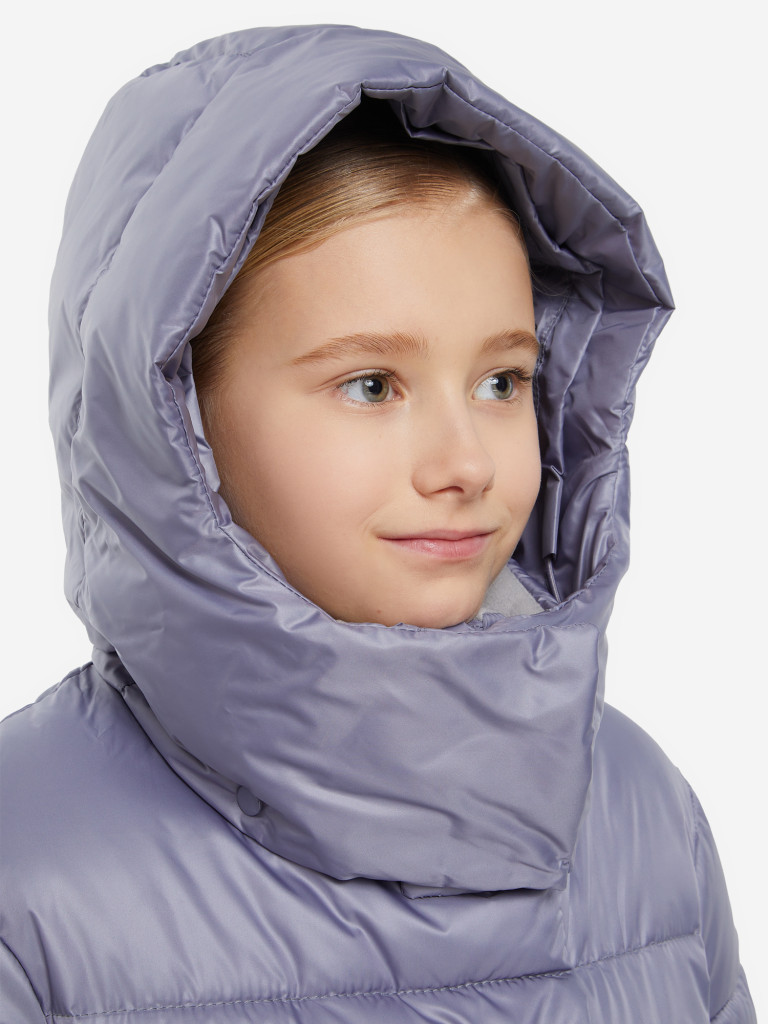 Пальто утепленное для девочек Oldos! арт. OCAW23JK2T105 серый цвет — купить за 7199 руб. со ...