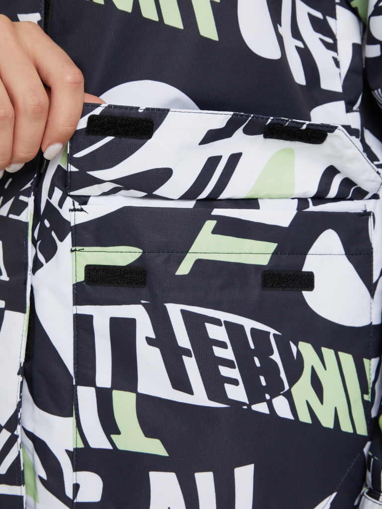 Куртка сноубордическая женская Termit арт. 124775 чёрный цвет — купить за 2579 руб. со скидкой ...