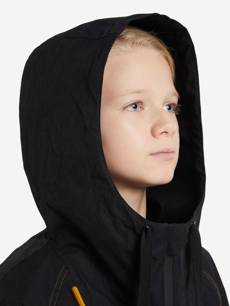 Ветровка для мальчиков Oldos! арт. OCSS23JK1T019 черный/охра цвет — купить за 4979 руб. со ...