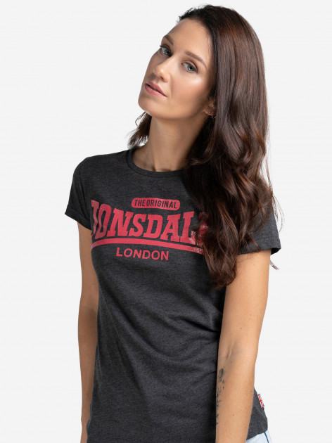 Майка женская LONSDALE TUSLE черный цвет — купить за 1673 руб. со ...