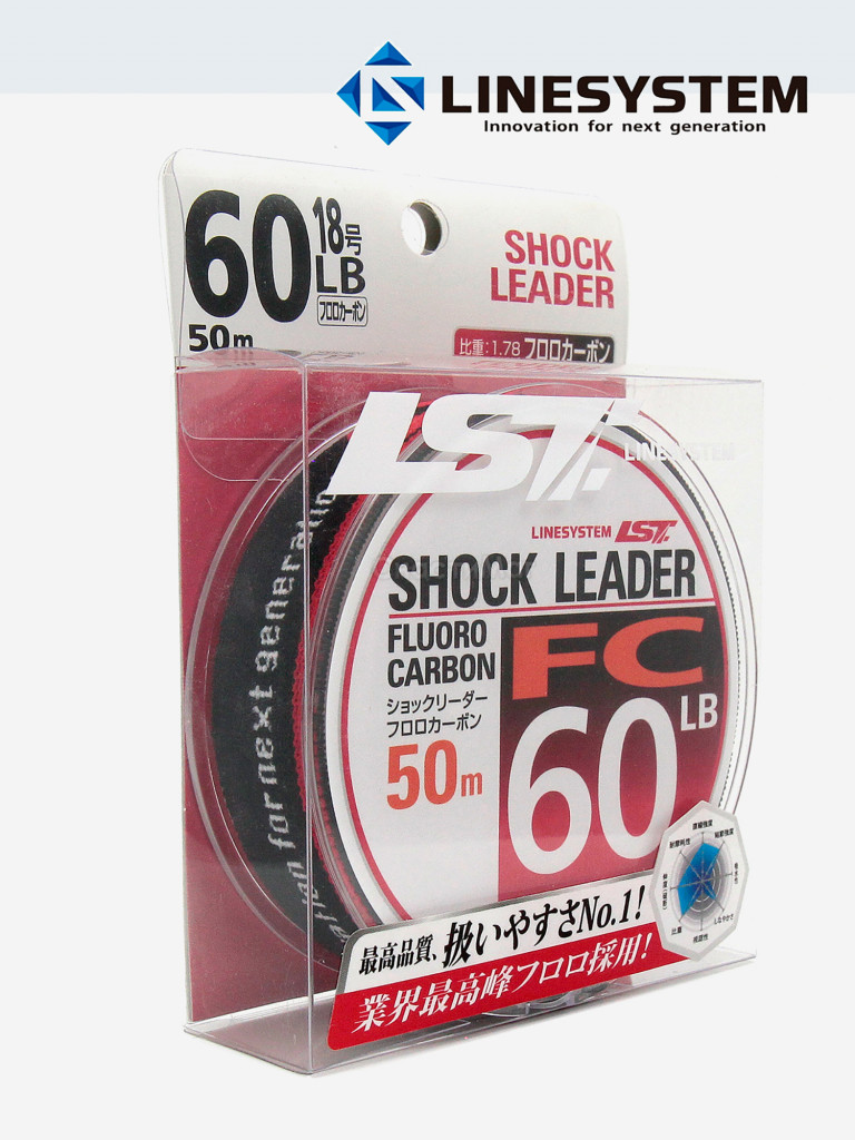 Шоклидер флюорокарбоновый LINESYSTEM FC 60LB, 50 м 60LB цвет — купить ...