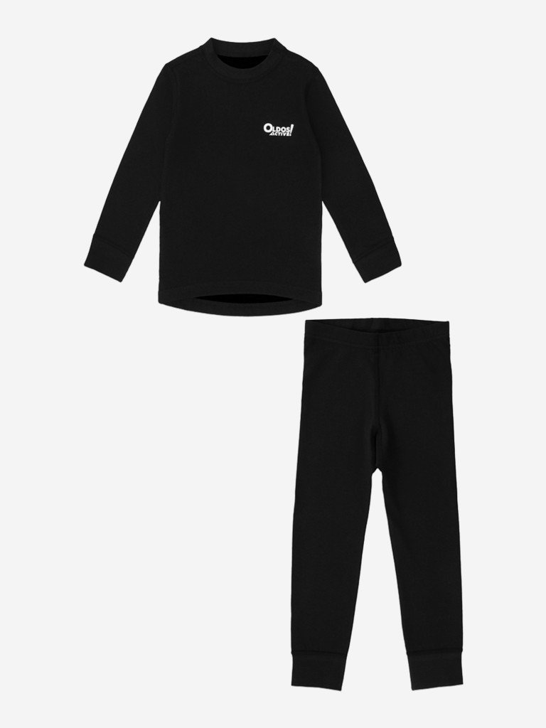 Комплект термобелья для девочки Oldos ЧЕРНЫЙ_ЧЕРНЫЙ_ЧЕРНЫЙ цвет — купить за 3999 руб. со скидкой ...