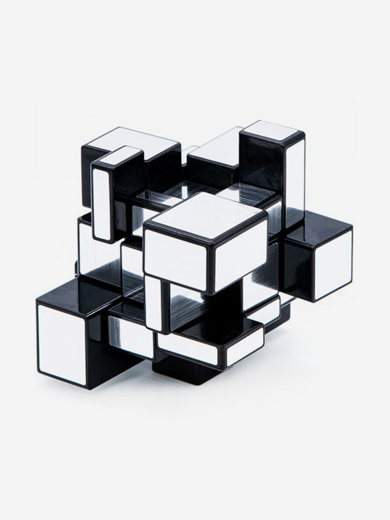 Зеркальный кубик рубика Mirror Blocks Серебряный / QiYi серебряный/черный цвет — купить за 303 ...