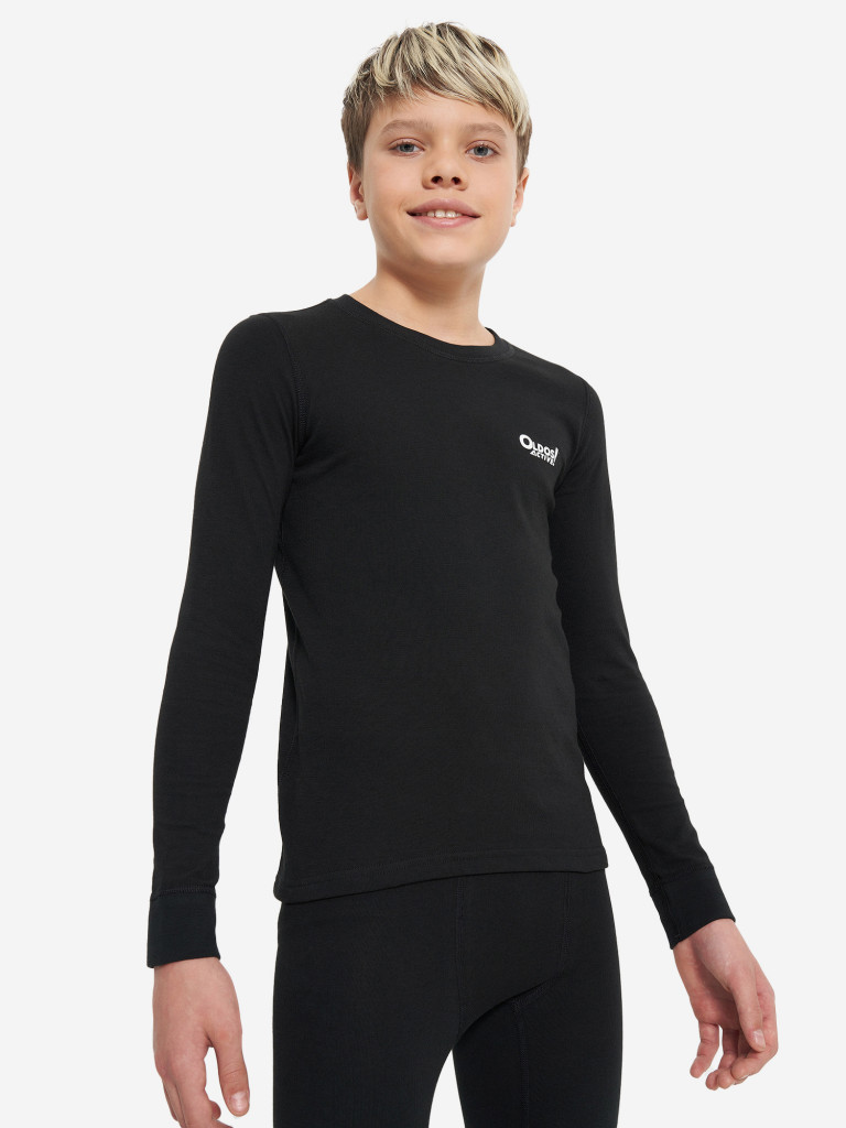 Комплект термобелья для мальчиков Oldos! арт. AOAW24SU1KC07 черный цвет — купить за 2399 руб. со ...