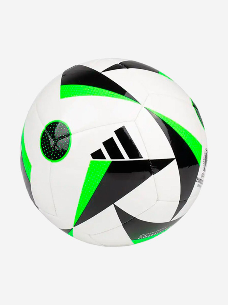 Мяч футбольный Adidas Euro24 Club №5 IN9374-5 белый/зеленый/черный цвет ...