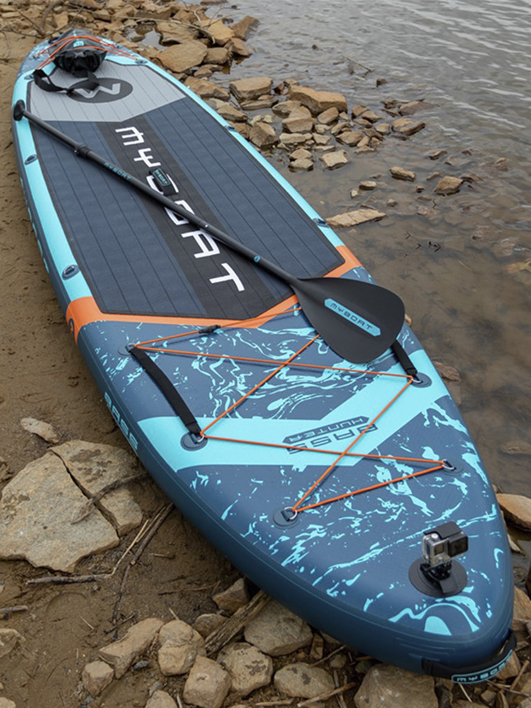 Сапборд надувной MYBOAT BASS HUNTER Синий цвет — купить за 31586 руб., отзывы в интернет ...