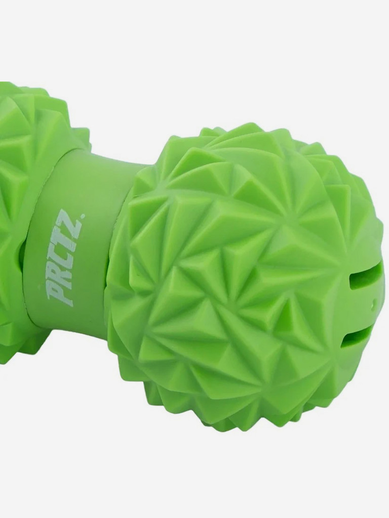 Мяч массажный сдвоенный PRCTZ DUAL MASSAGE BALL зеленый цвет — купить ...