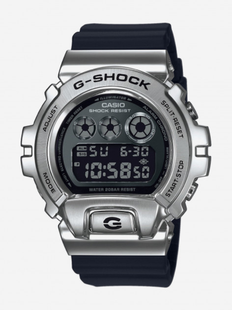 Спортивные часы Casio GM-6900-1 серый/черный цвет — купить за 15715 руб ...