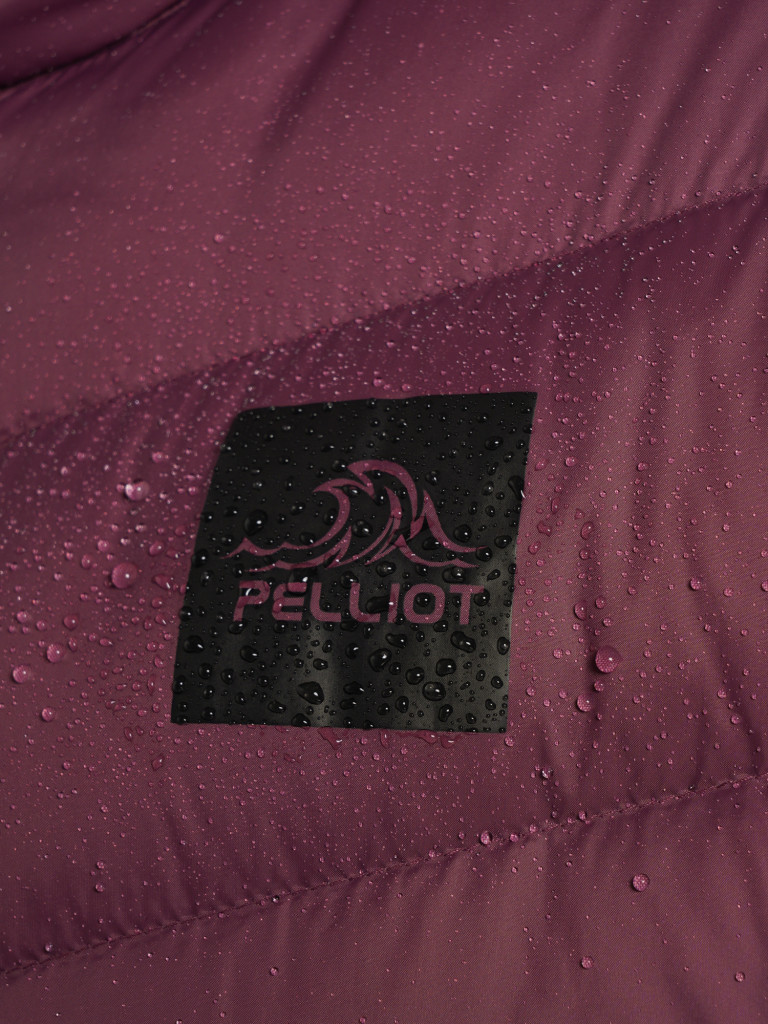 Пуховик женский Pelliot арт. 12140802 фиолетовый цвет — купить за 4049 руб. со скидкой 70 % ...