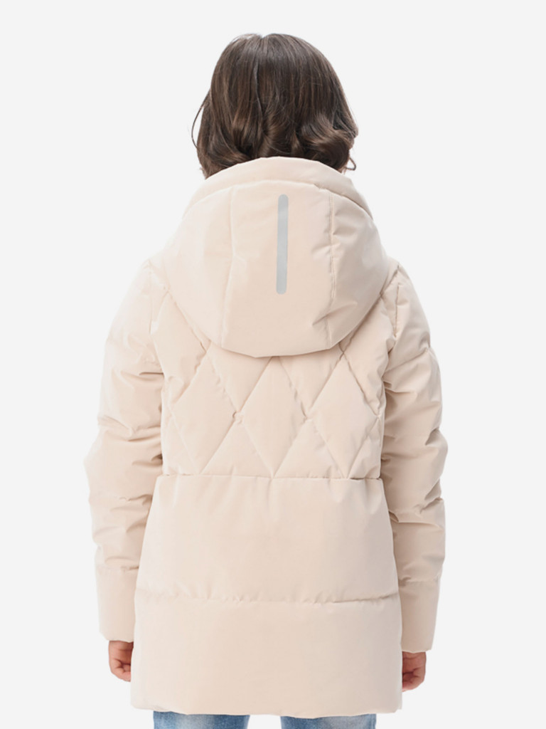 Куртка утепленная для девочки Oldos молочный цвет — купить за 9599 руб. со скидкой 15 %, отзывы ...
