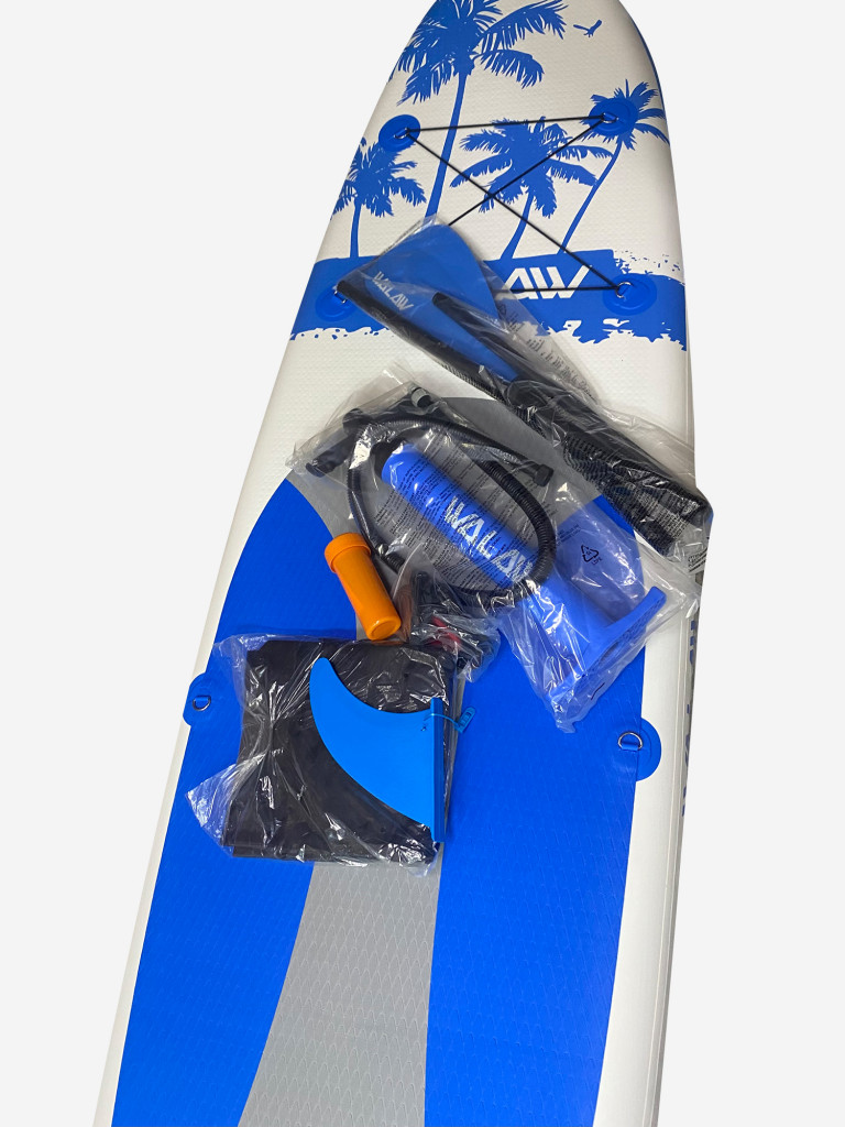 Sup Board Walaw Blue 320*81*15,полный комплект синий/белый цвет ...