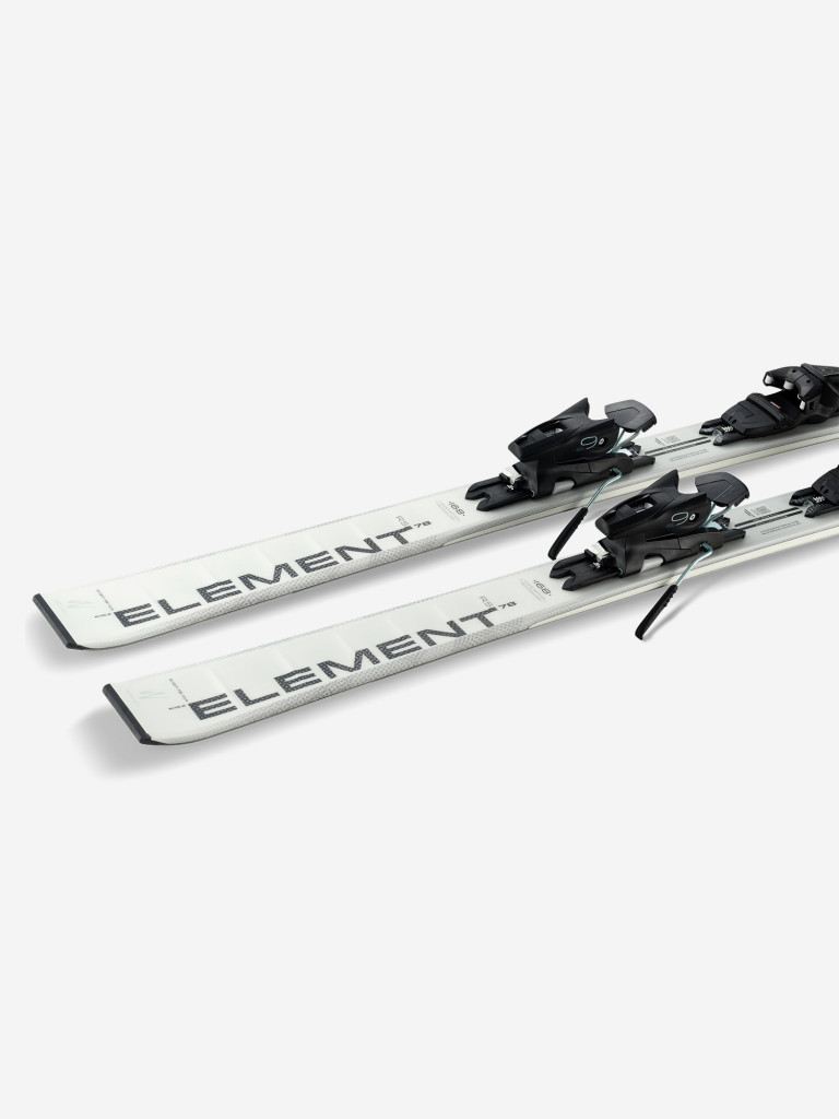 Горные лыжи с креплениями ELAN Element 78 RS LS + EL 9.0 GW белый цвет — купить за 40940 руб. со ...