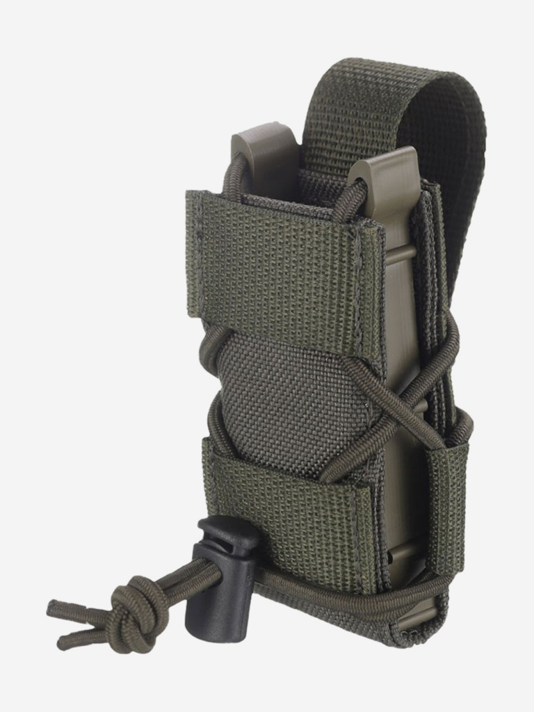 Подсумок тактический Wartech MP-118 под магазин пистолетный, универсальный, открытый, олива ...