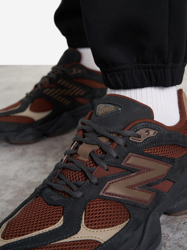 Кроссовки мужские New Balance 9060 арт. U9060RFB темно-синий/коричневый ...