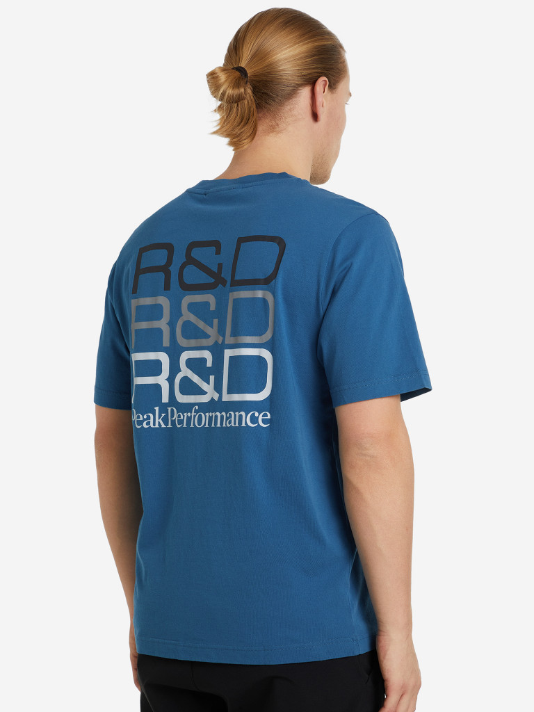 Футболка мужская Peak Performance R&D Scale Print арт. G78269030 синий ...