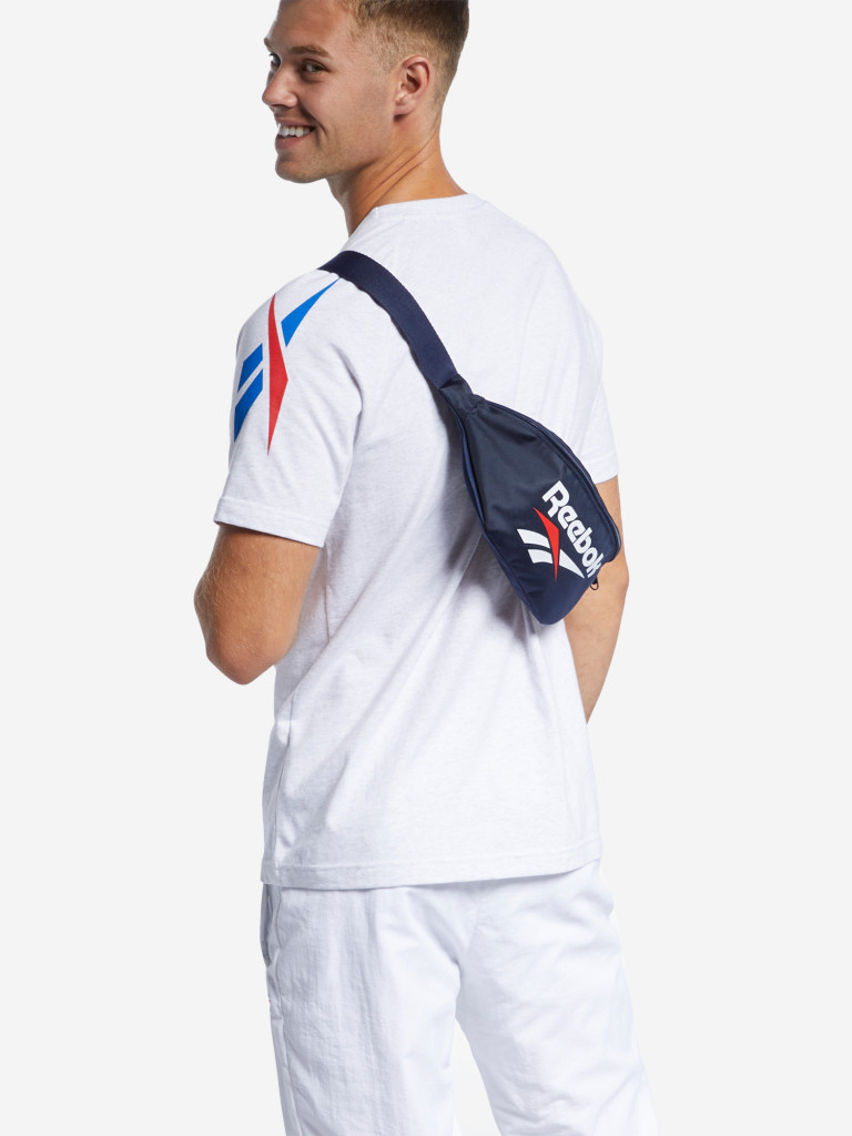 Сумка на пояс Reebok Classics Foundation арт. GP0156 синий цвет ...