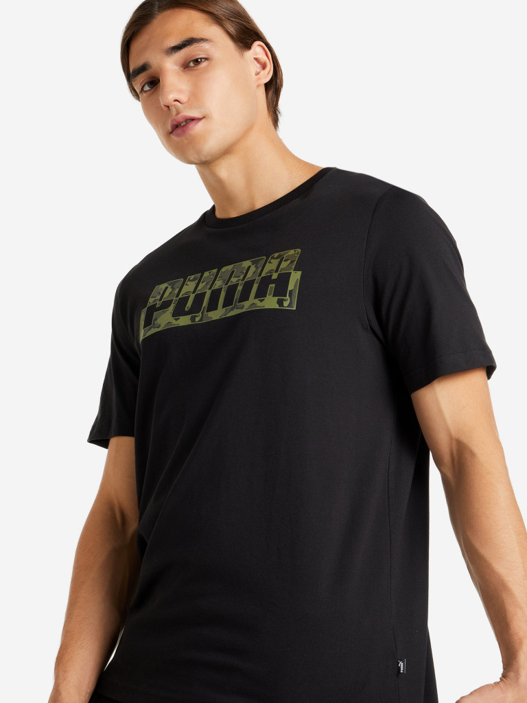 Футболка мужская PUMA Core Camo Graphic арт. 588497 черный цвет ...