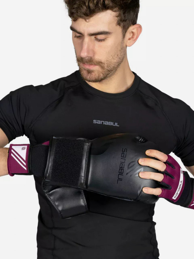 Гелевые бинты Sanabul Essential Пурпурный/белый цвет — купить за 1580 ...