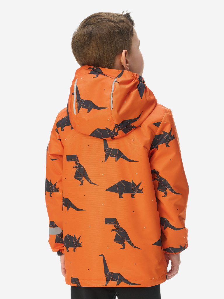 Куртка утепленная для мальчика Oldos апельсиновый цвет — купить за 6499 руб. со скидкой 16 % ...